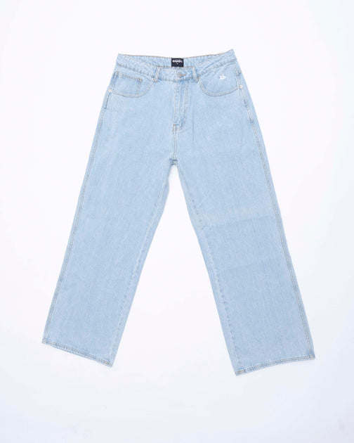 Biggie Light Blue Jeans - Straight Fit Streetwear Denim – Busi Company AB